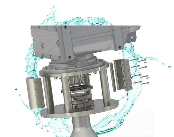 Maintenance of industrial agitators