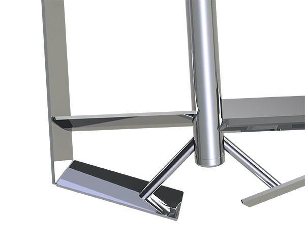 Agitators and dispersers for agri-food industry